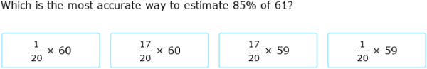 IXL | Estimate percents of numbers | Grade 7 math