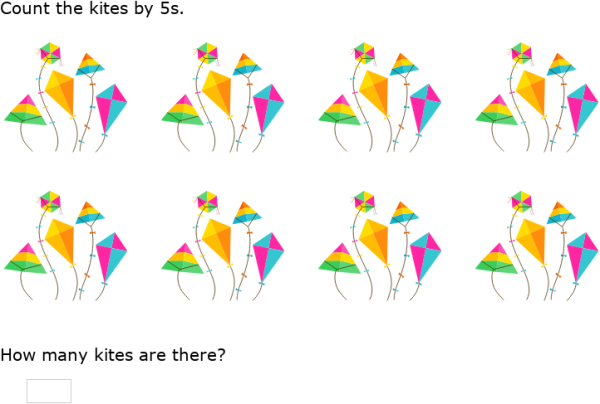 IXL | Skip-count by fives | Kindergarten math