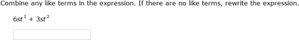 IXL | Simplify variable expressions involving like terms and the distributive property | Grade 9 ...