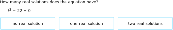 IXL | Solve a quadratic equation using square roots | Grade 11 math