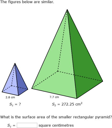 IXL | Surface area and volume of similar solids | Grade 10 math