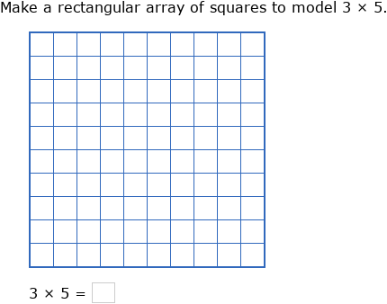 IXL | Make arrays to model multiplication | Grade 3 math