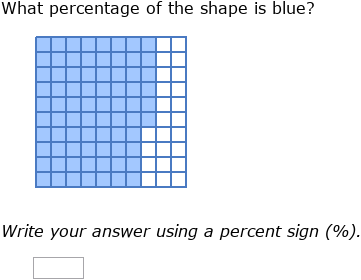 IXL | What percentage is illustrated? | Grade 5 math