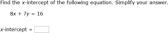 IXL | Standard form: find x- and y-intercepts | Grade 10 math