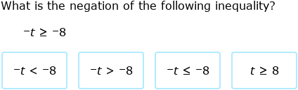 IXL | Negations | Grade 12 math